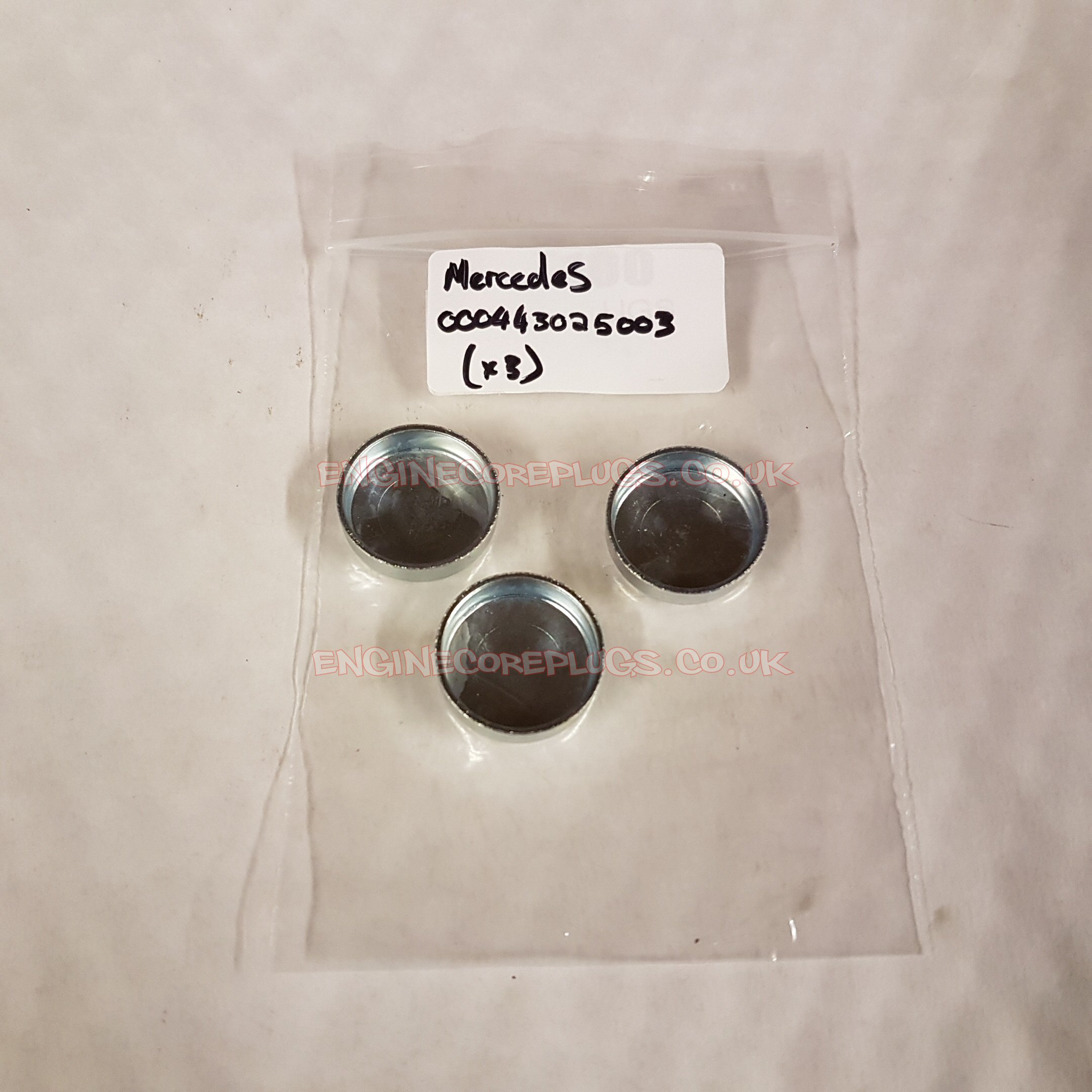 Mercedes Part number 000443025003 engine cylinder head core plug