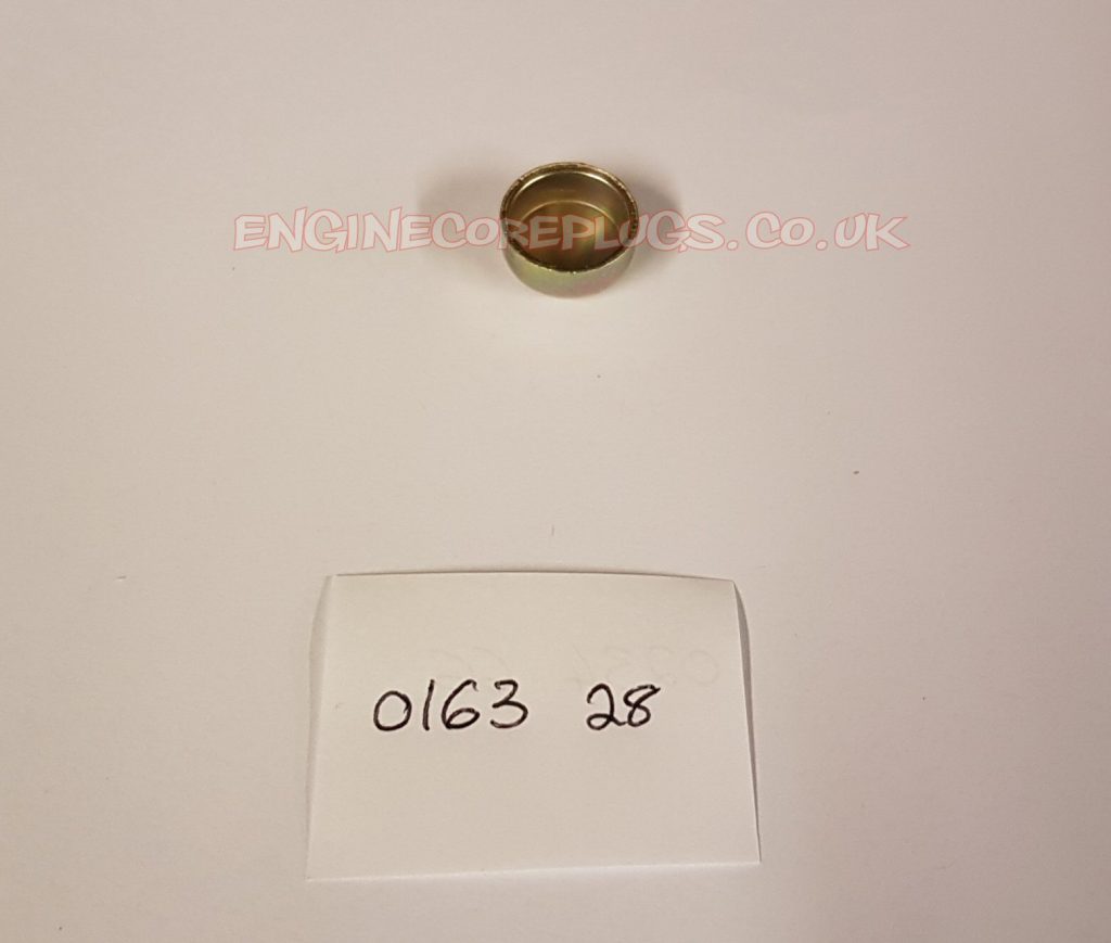 Peugeot Part number 0163 28 - PSA Engine core plug