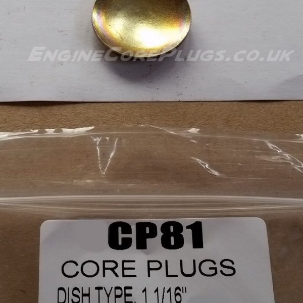 Imperial Core Plugs Dish Type - Engine Core Plugs