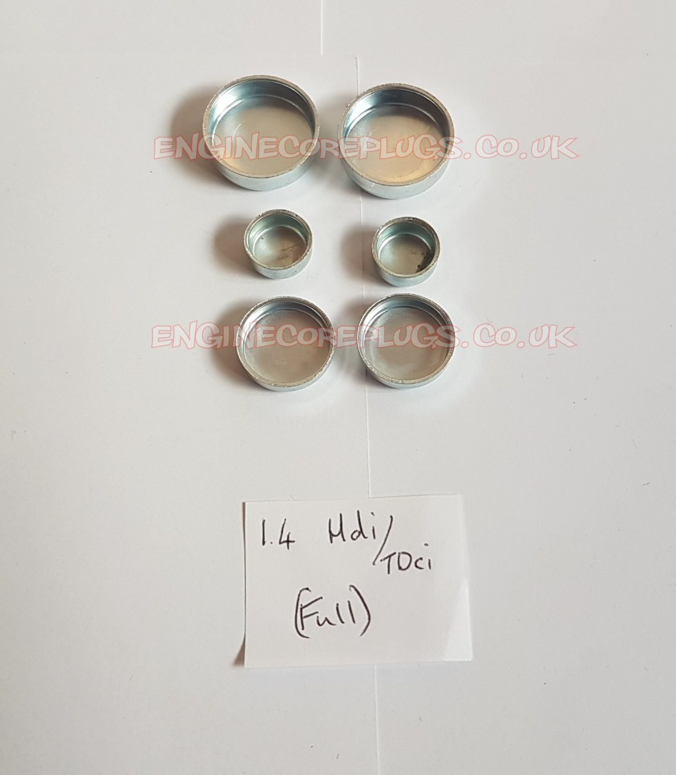 Ford 1.4 8v 16v TDCi DV4TD Fiesta Fusion Diesel engine Core plug set