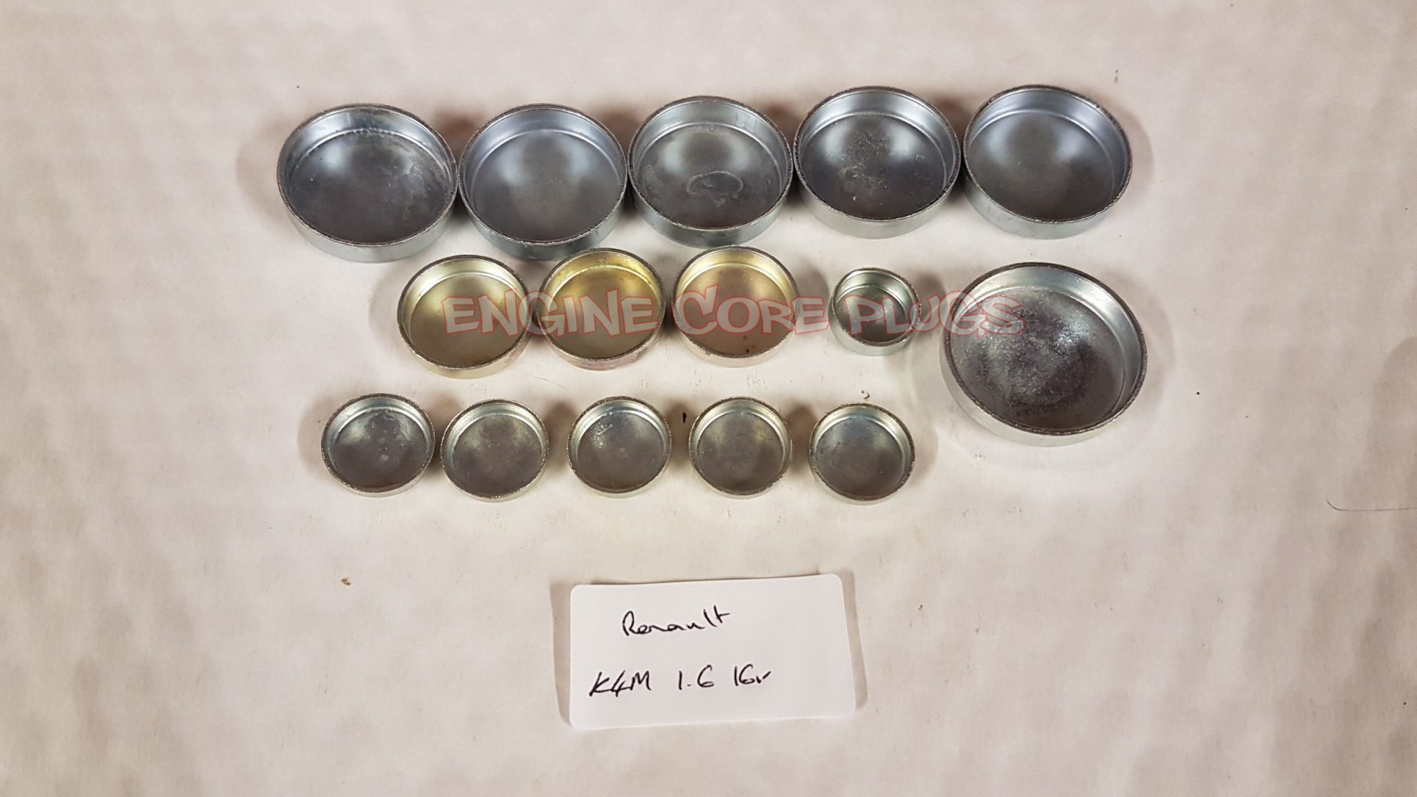 Renault K4M engine 1.6 16v Core Plug set - Kangoo Megane Scenic Clio