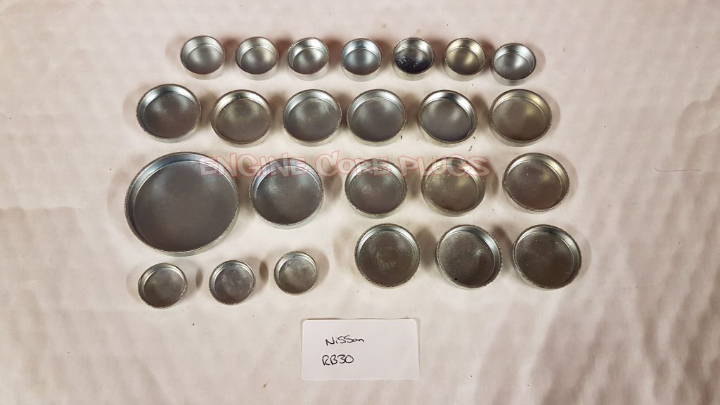 Nissan RB30 Core Plug set 3.0 24v DOHC - R31 Skyline QG Patrol