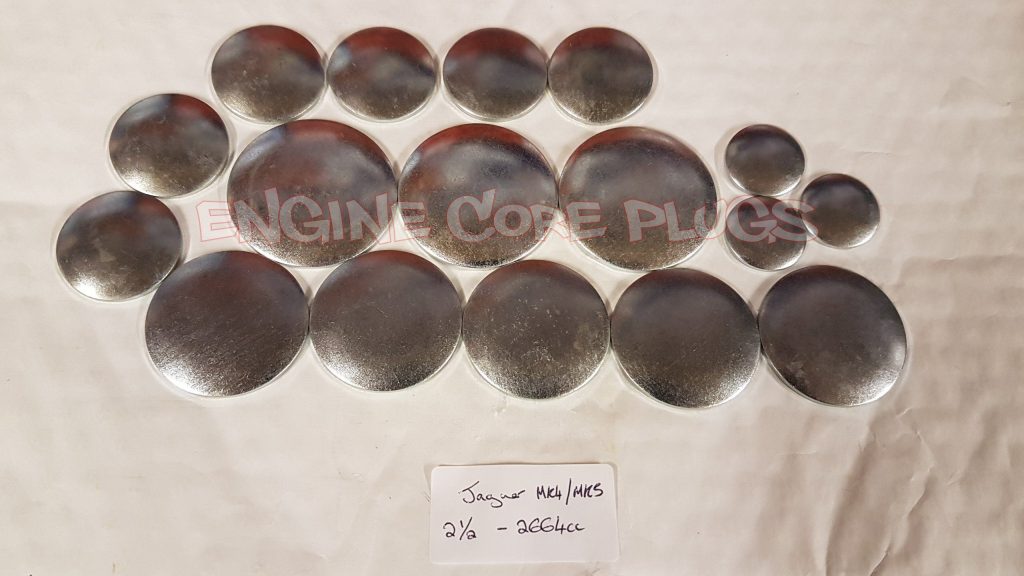 SS Jaguar Mark IV (mk4) 2½ - 2664cc straight six Core plug set
