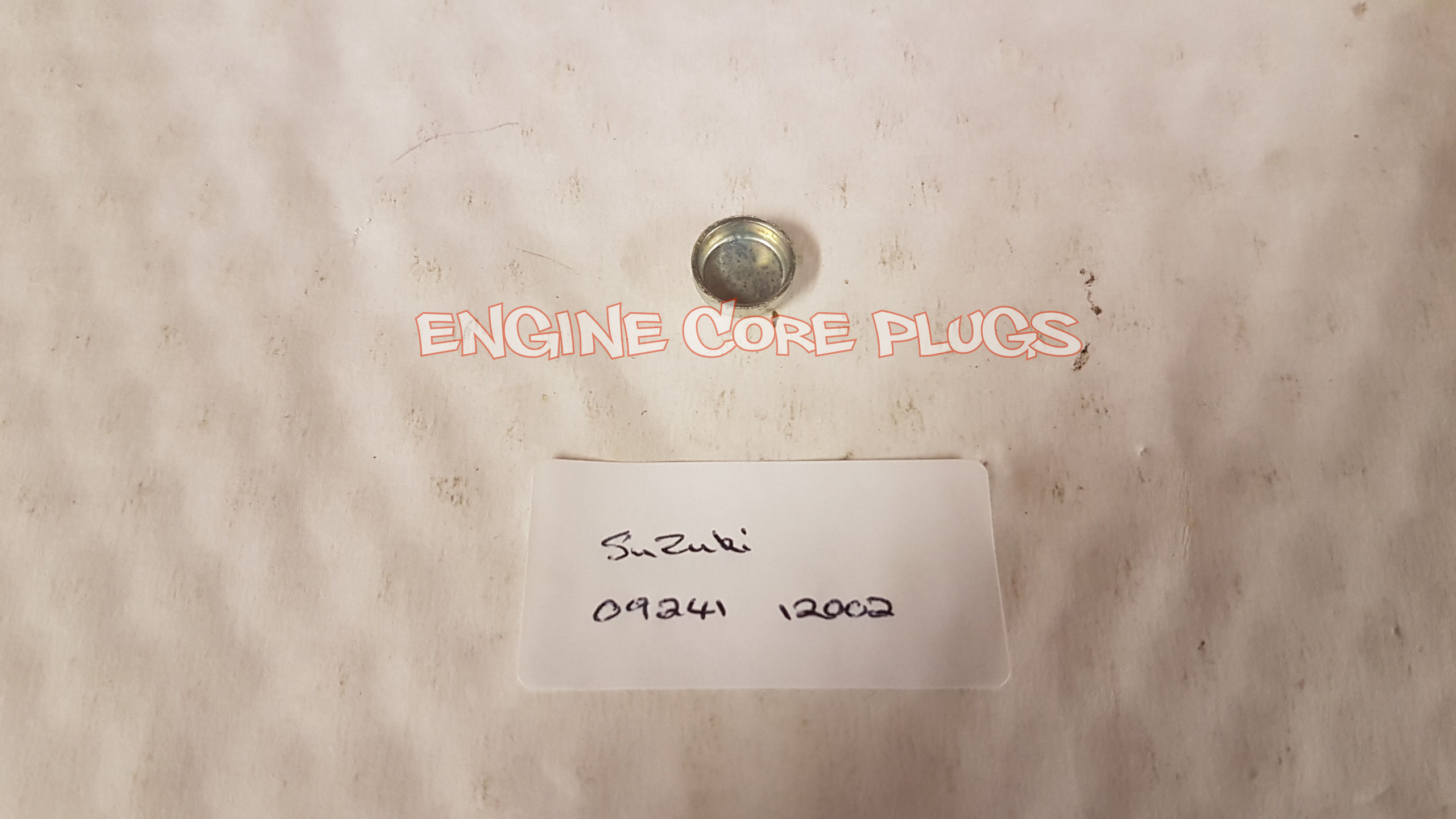 Suzuki Part number 09241 12002 - Core Freeze Frost Expansion plug