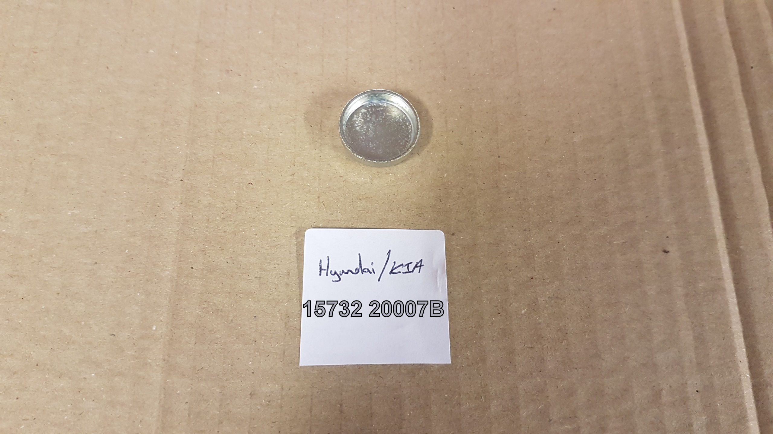 Kia Part number 1573220007B core freeze expansion frost welch plug