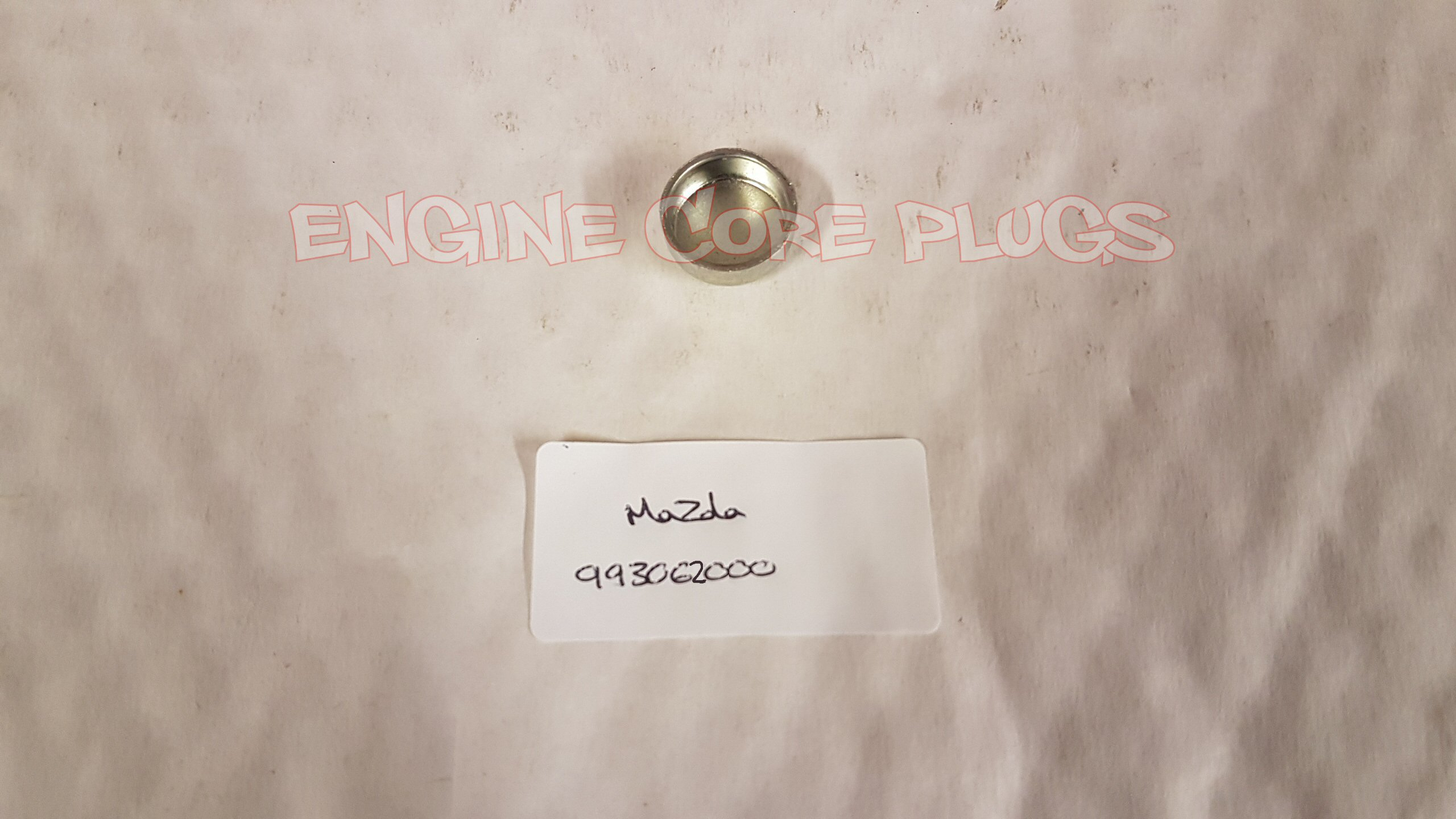 Mazda Part Number 993062000 engine cylinder head core plug