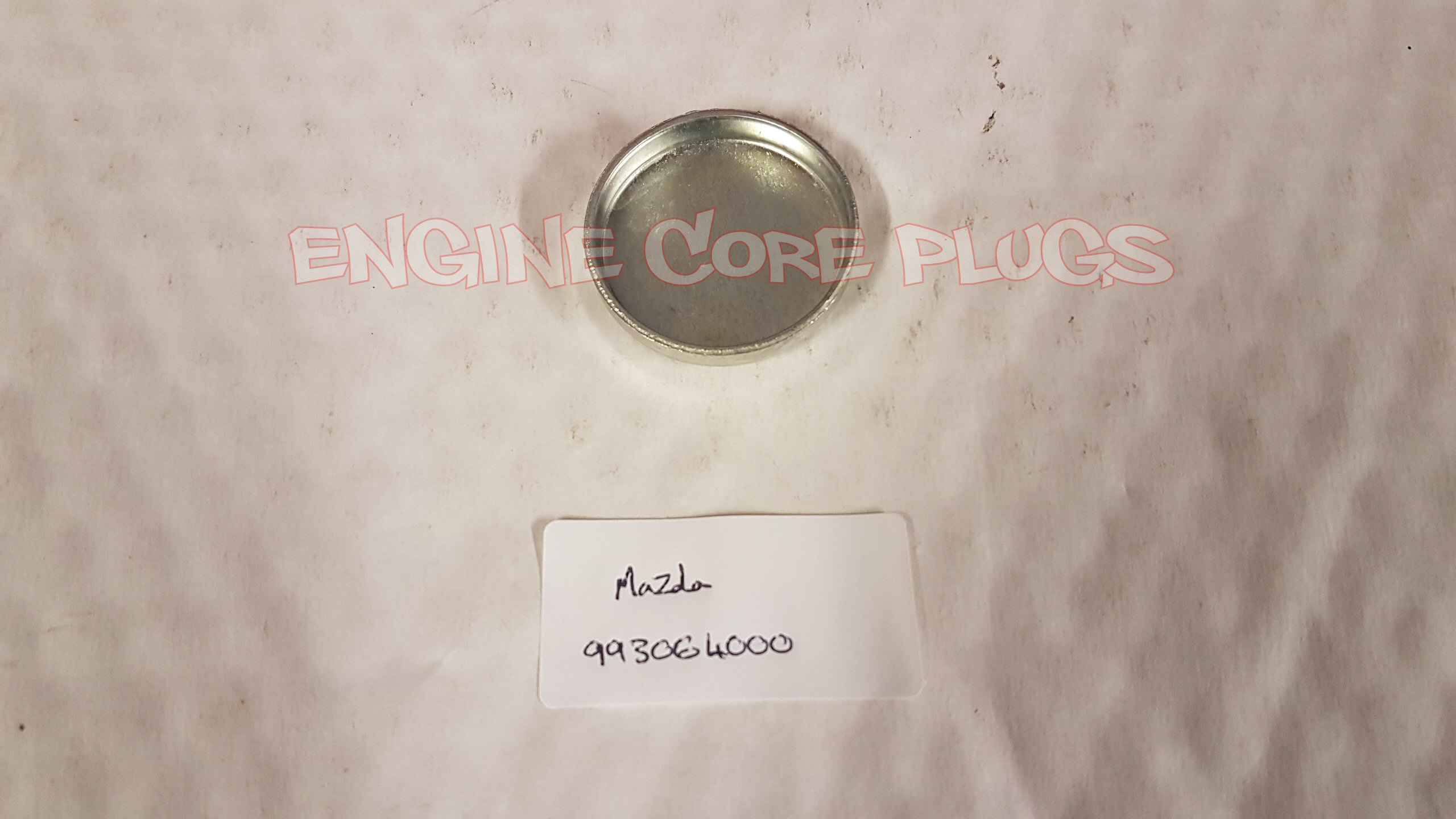 Mazda Part Number 993064000 engine cylinder head core plug