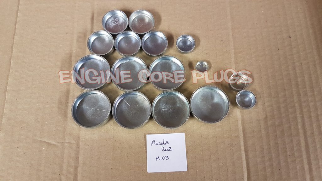 Mercedes Benz M103 3.0 12v Straight 6 core plug set 300E 300SE