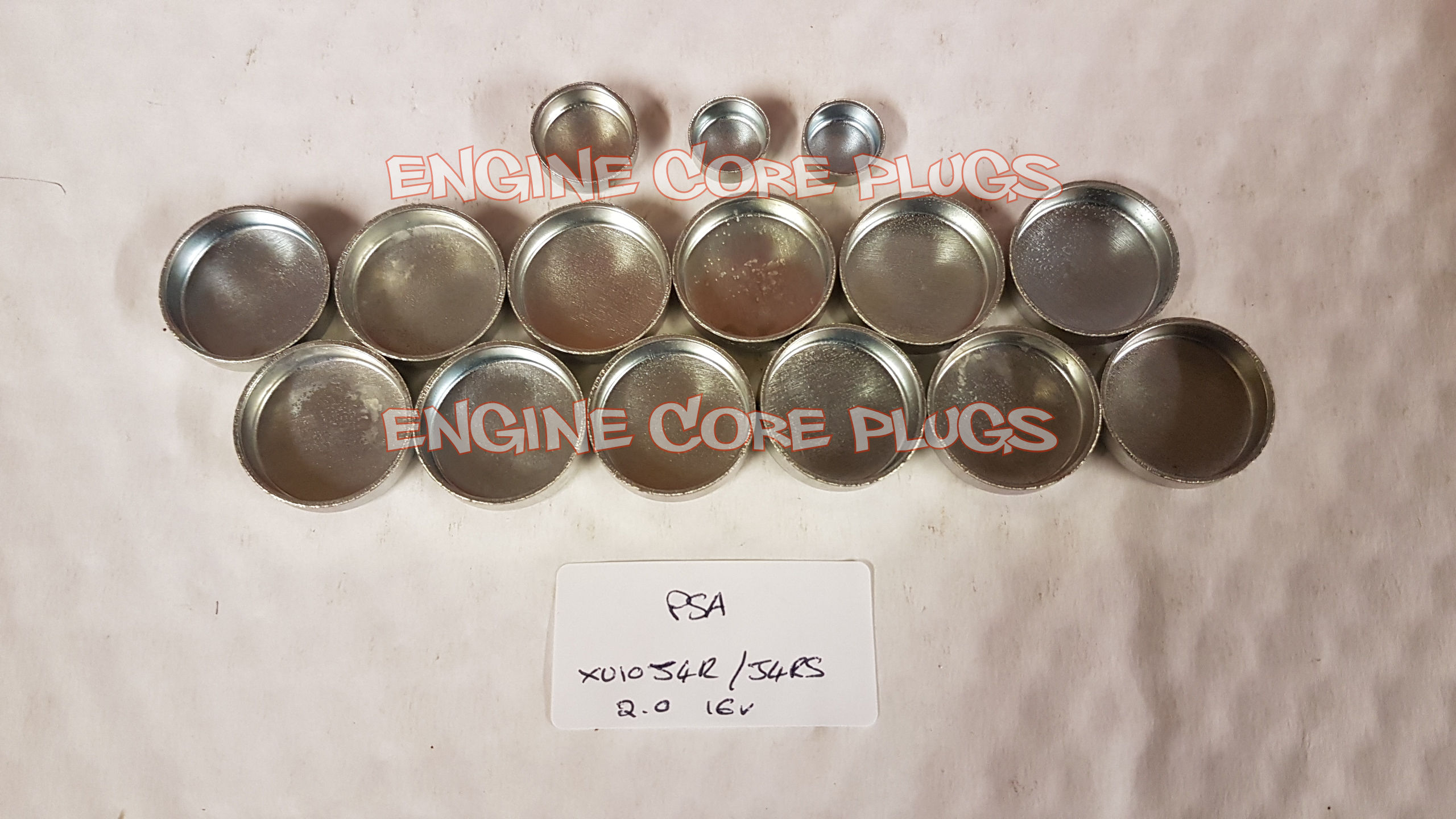 Citroen 2.0 16v XU10 J4R J4RS Core Plug Set Xantia ZX Xsara VTS