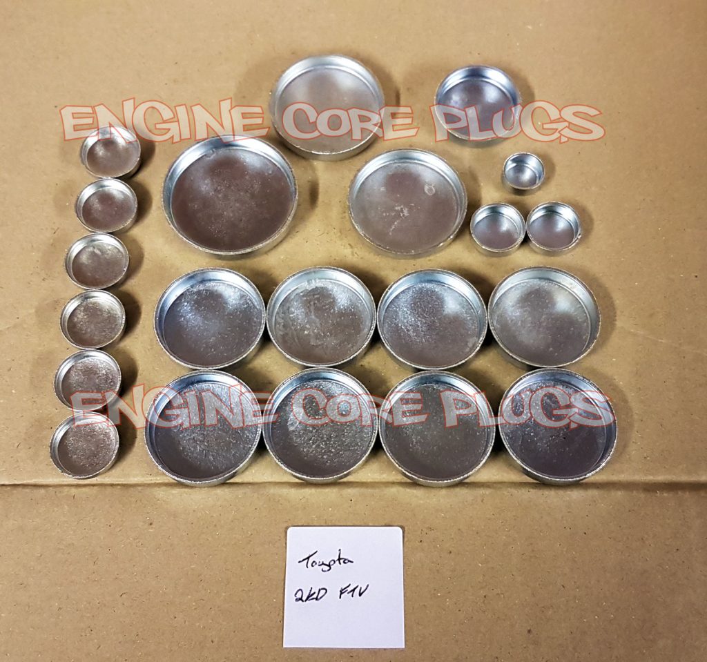Toyota Hilux 2KDFTV core plug set - 2.5 16v Diesel