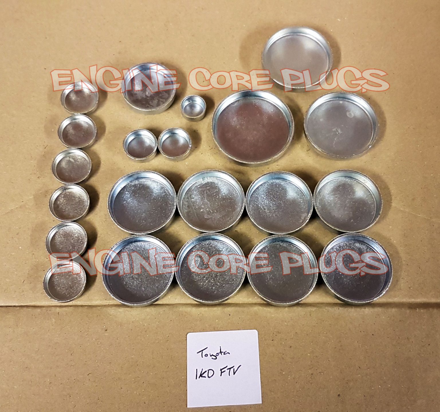 Toyota Hilux 1KDFTV core plug set - 3.0 16v Diesel
